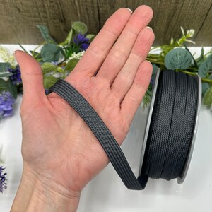 0.5 Inch Soft Flat Tubular Braid Drawstring for Hoods and Waistband ...