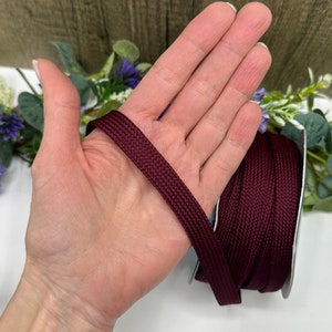 0.5 Inch Soft Flat Tubular Braid Drawstring for Hoods and Waistband ...