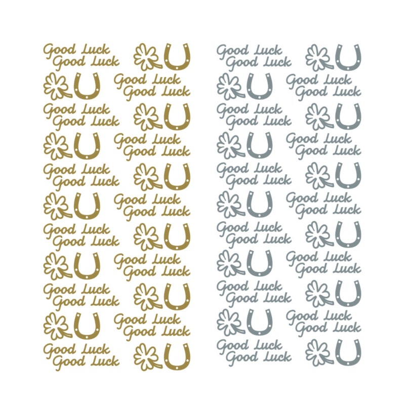 Good Luck Stickers - Etsy