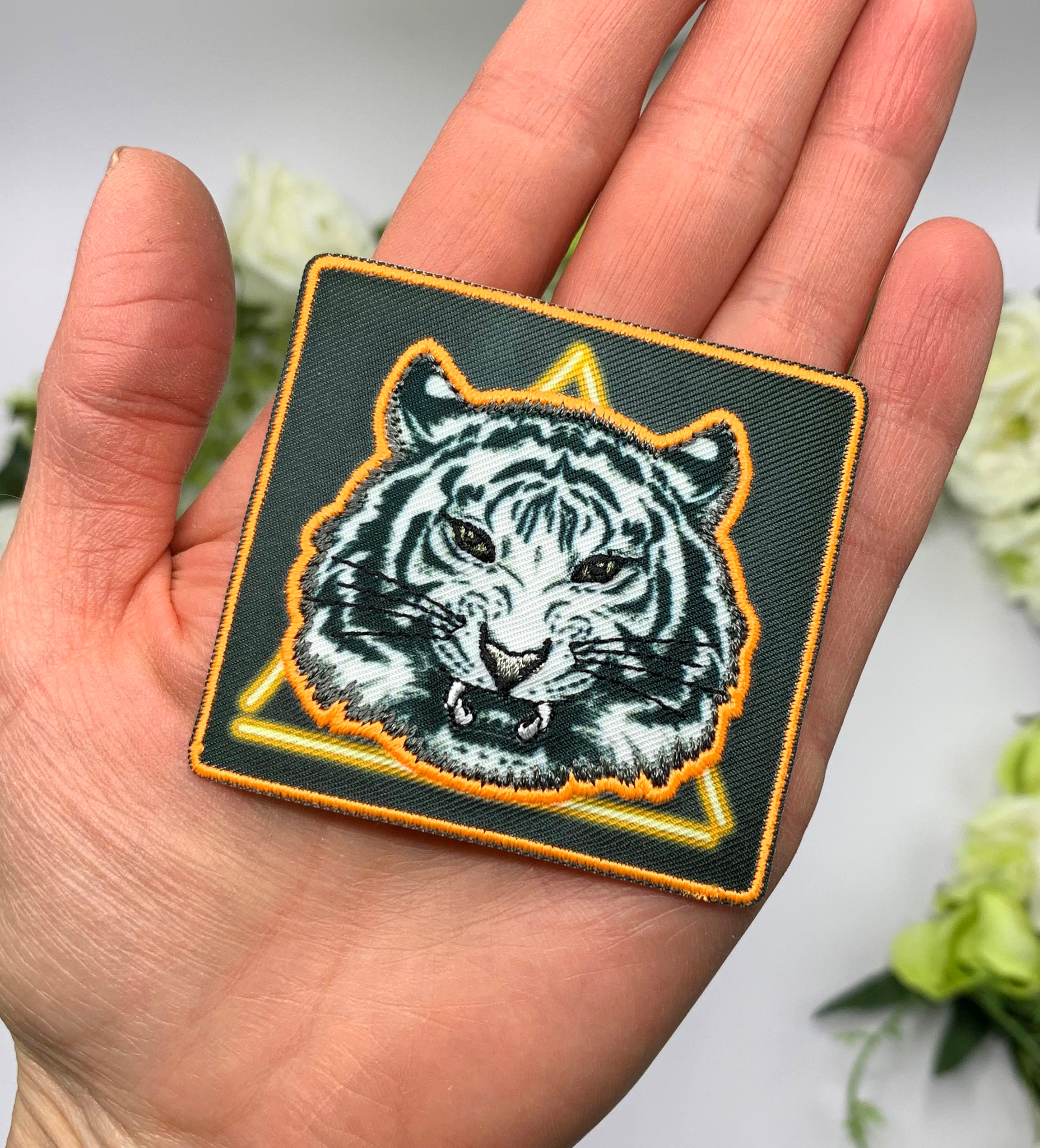 Wild Animal Patches Leopard Lion Wolf Tiger Iron on or | Etsy