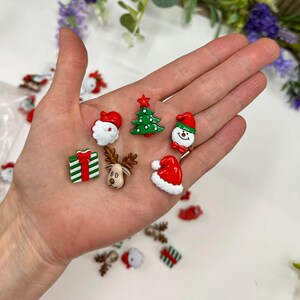 Christmas Buttons, Reindeer, Santa Clause, Christmas Tree, Snowman ...