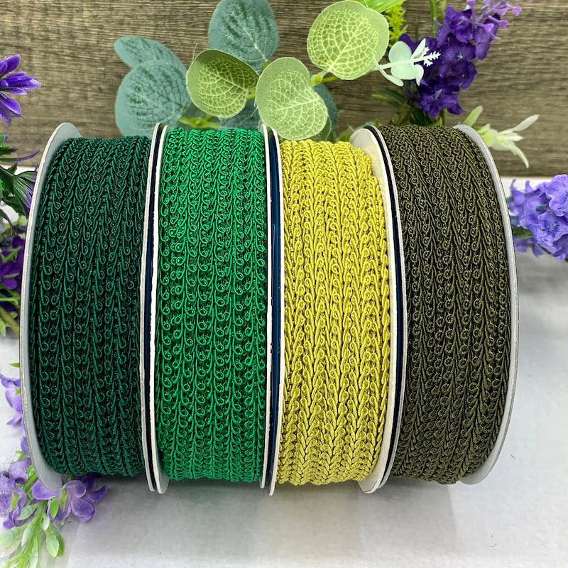Green Fabric Trim - Etsy