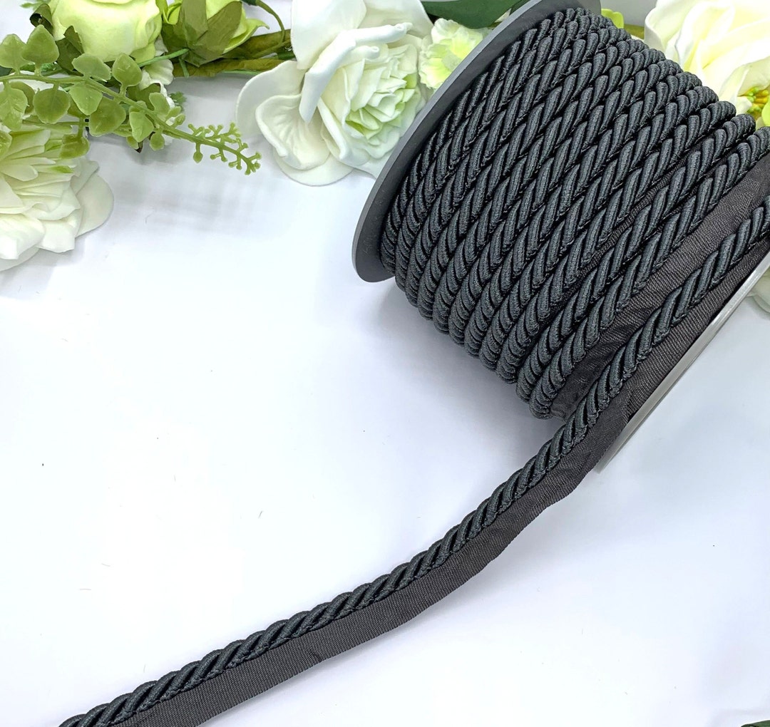 2.75 Metre Piece Grey Upholstery Piping Cord, Premium 8mm/0.3 Thick ...