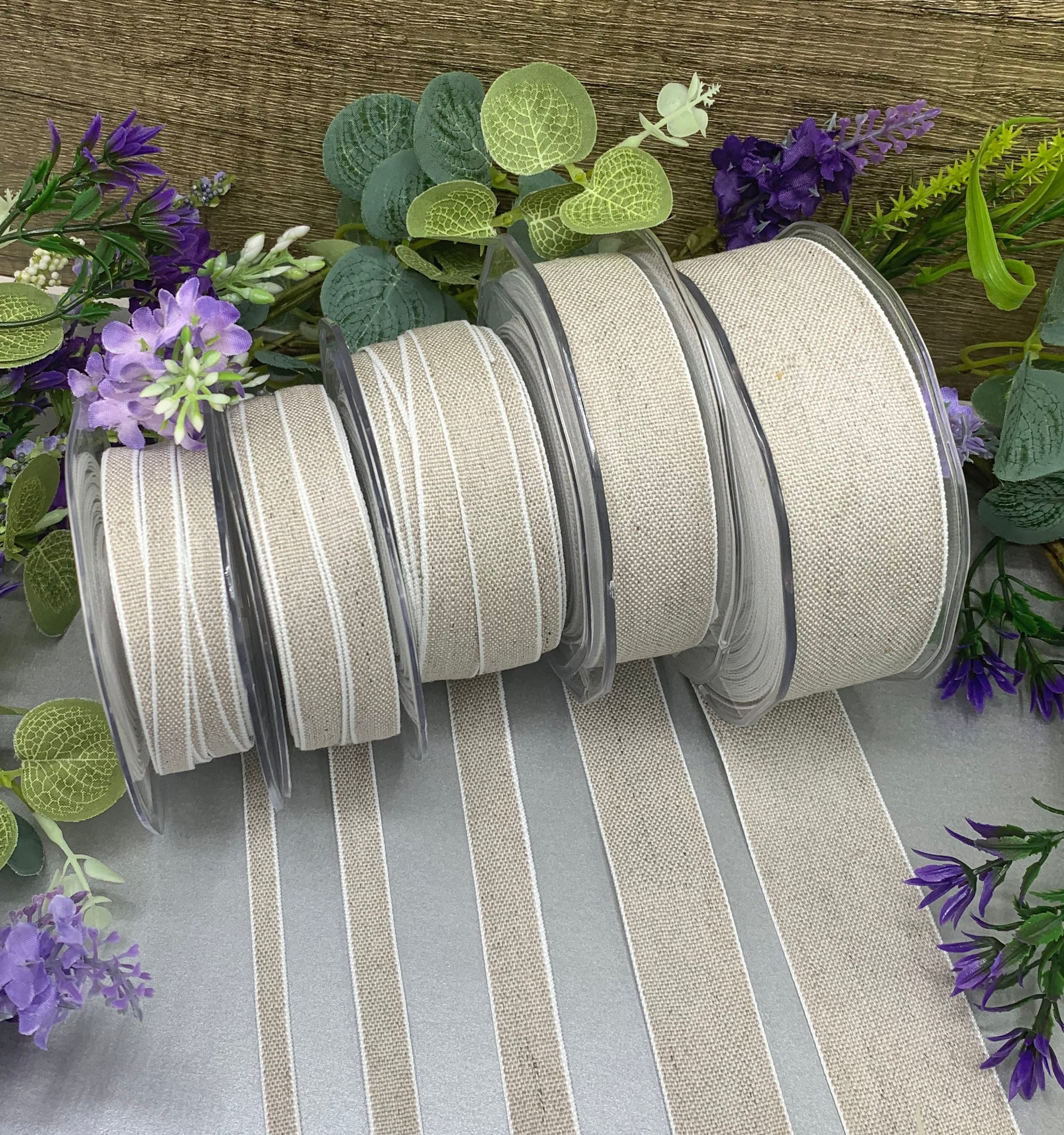 Natural Linen Ribbon 1m to 15m Increments Rustic Wedding - Etsy