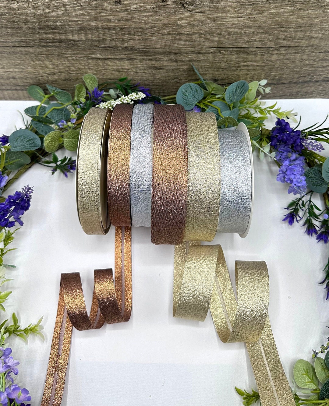 Metallic Lame Bias Binding Trim, Gold Silver Copper, 18mm 30mm - Etsy