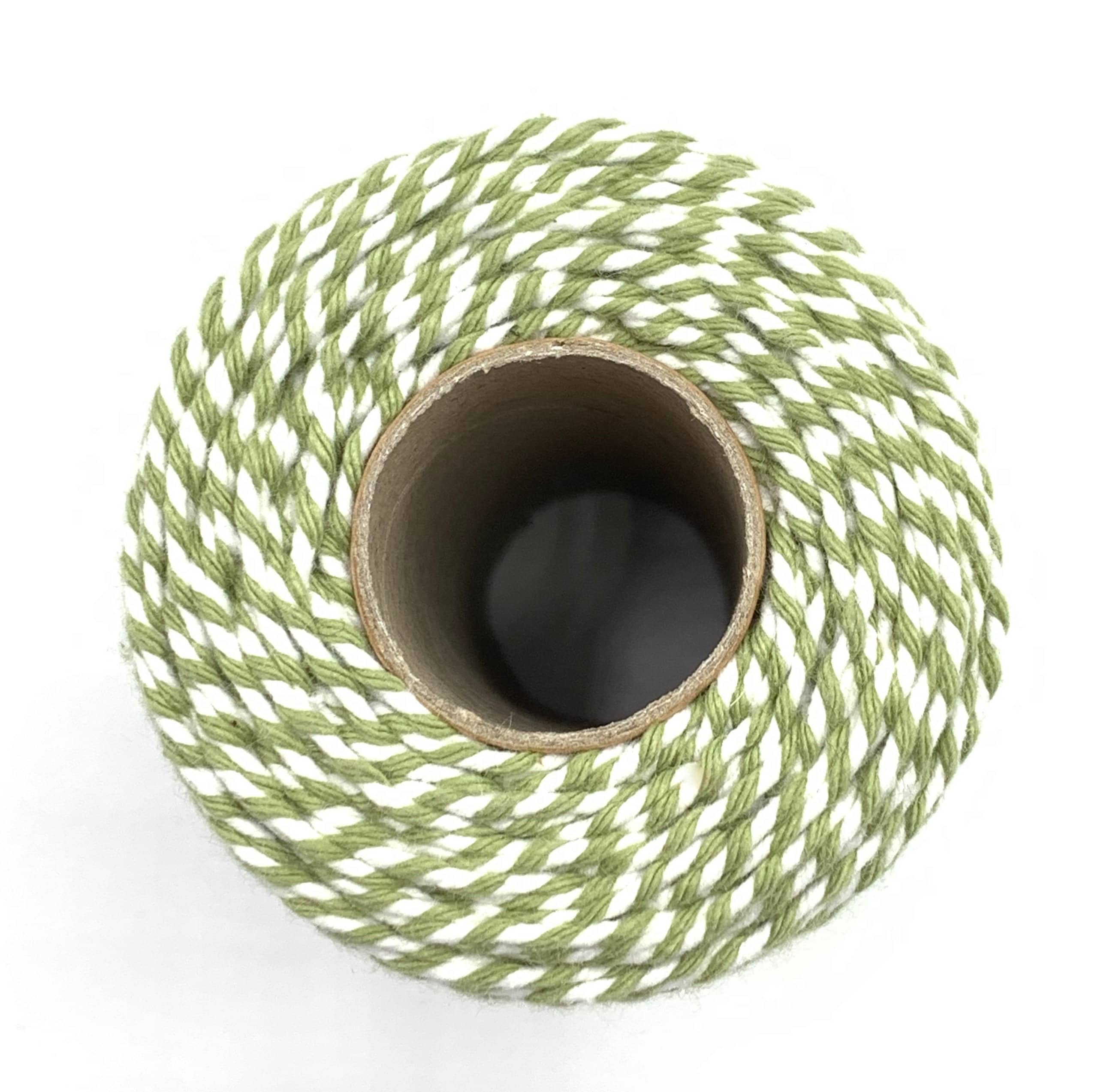10m Length Bakers Twine Sage Green/White Brown/White | Etsy