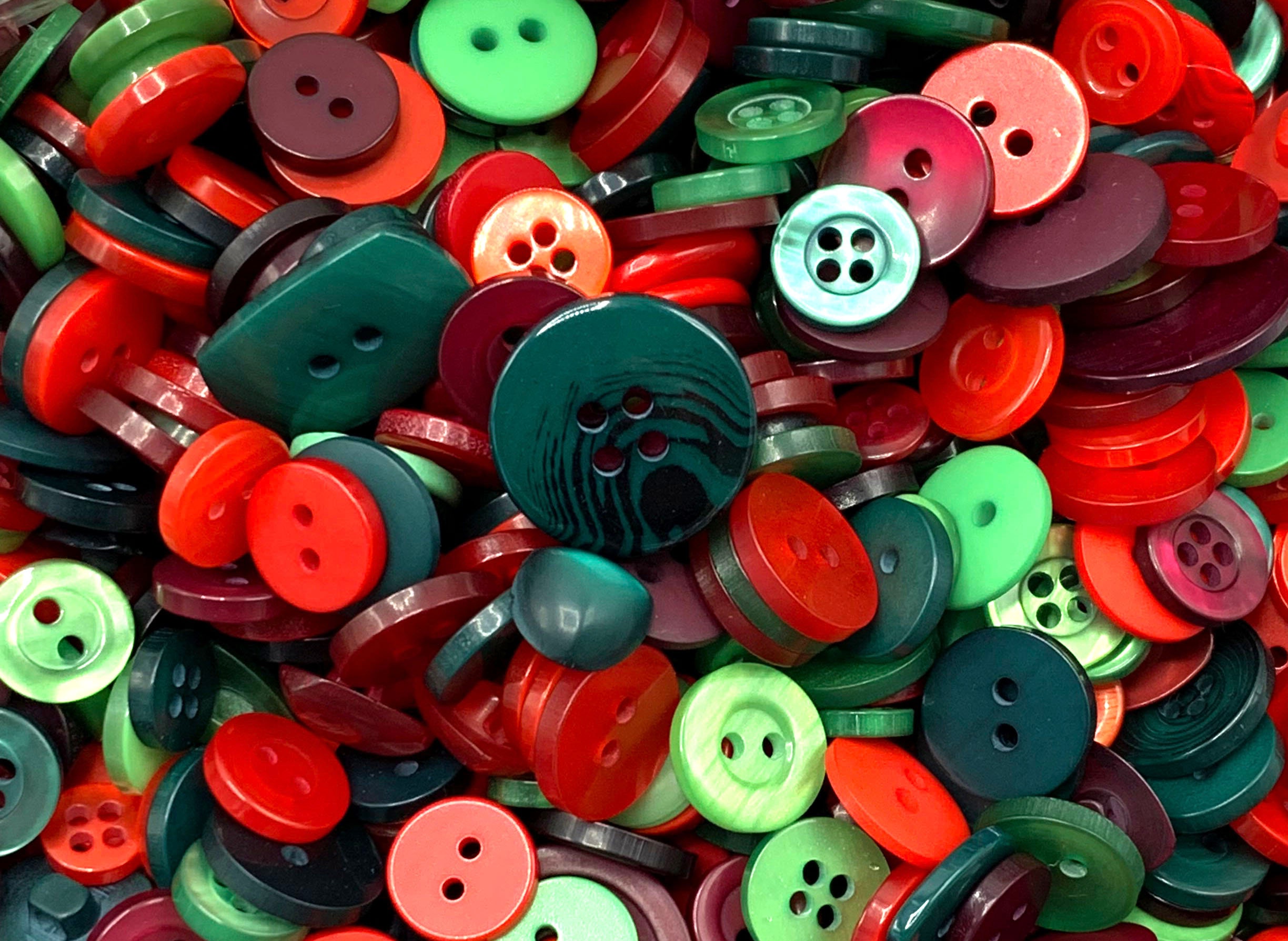 Green Sewing Button