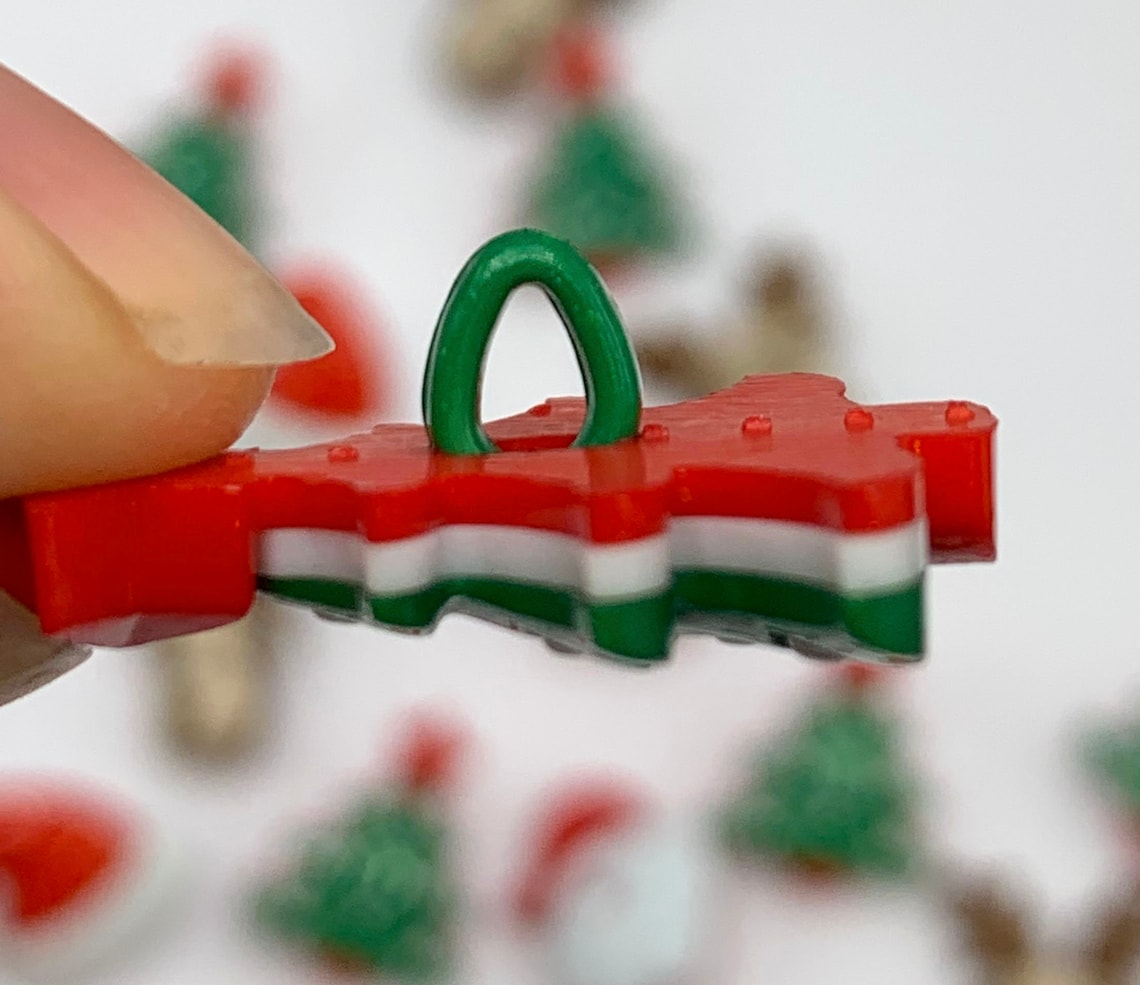 Christmas Buttons Reindeer Santa Clause Christmas Tree and - Etsy
