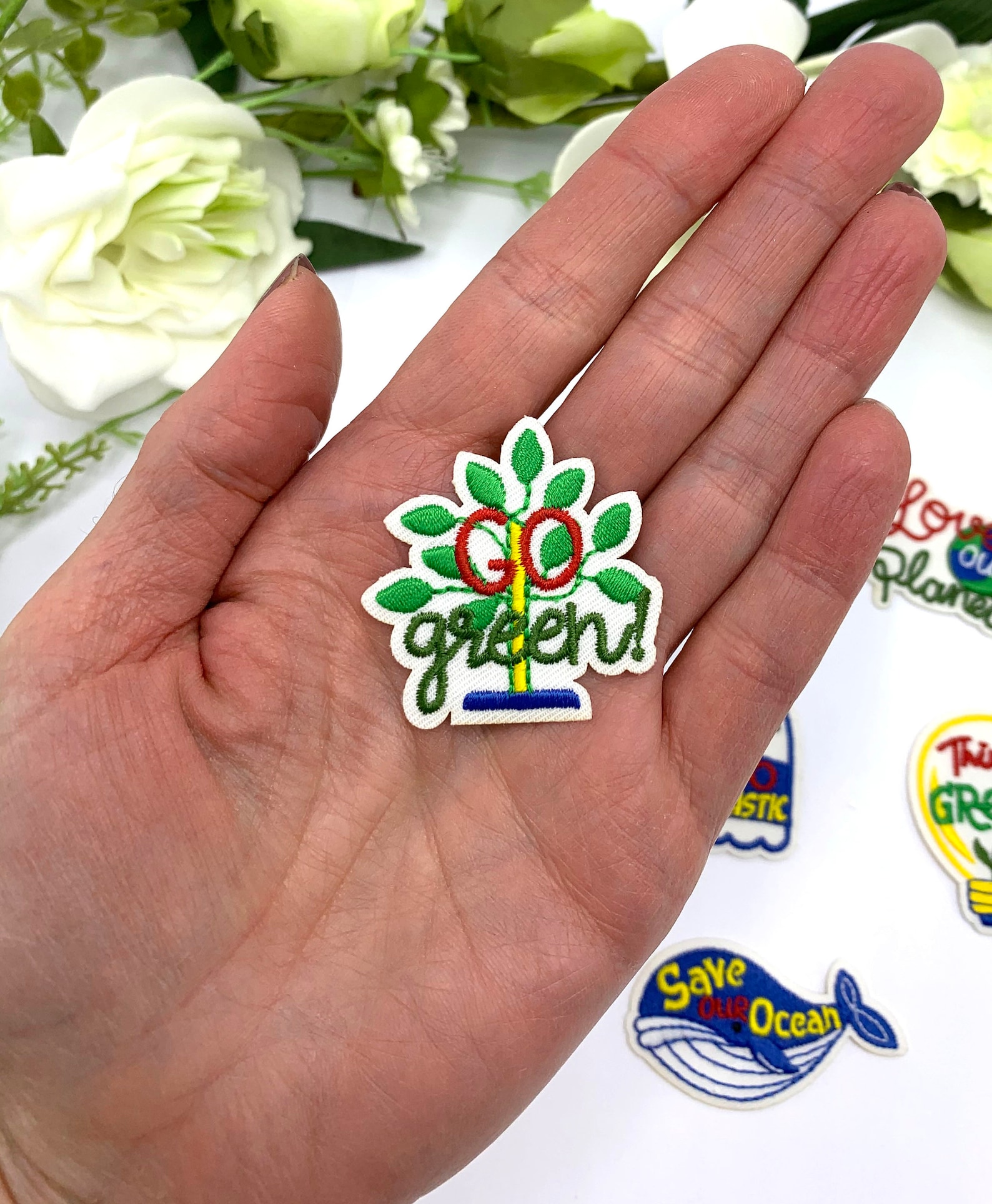 Eco Warrior Patches Iron on Save the Planet Awareness Badges - Etsy