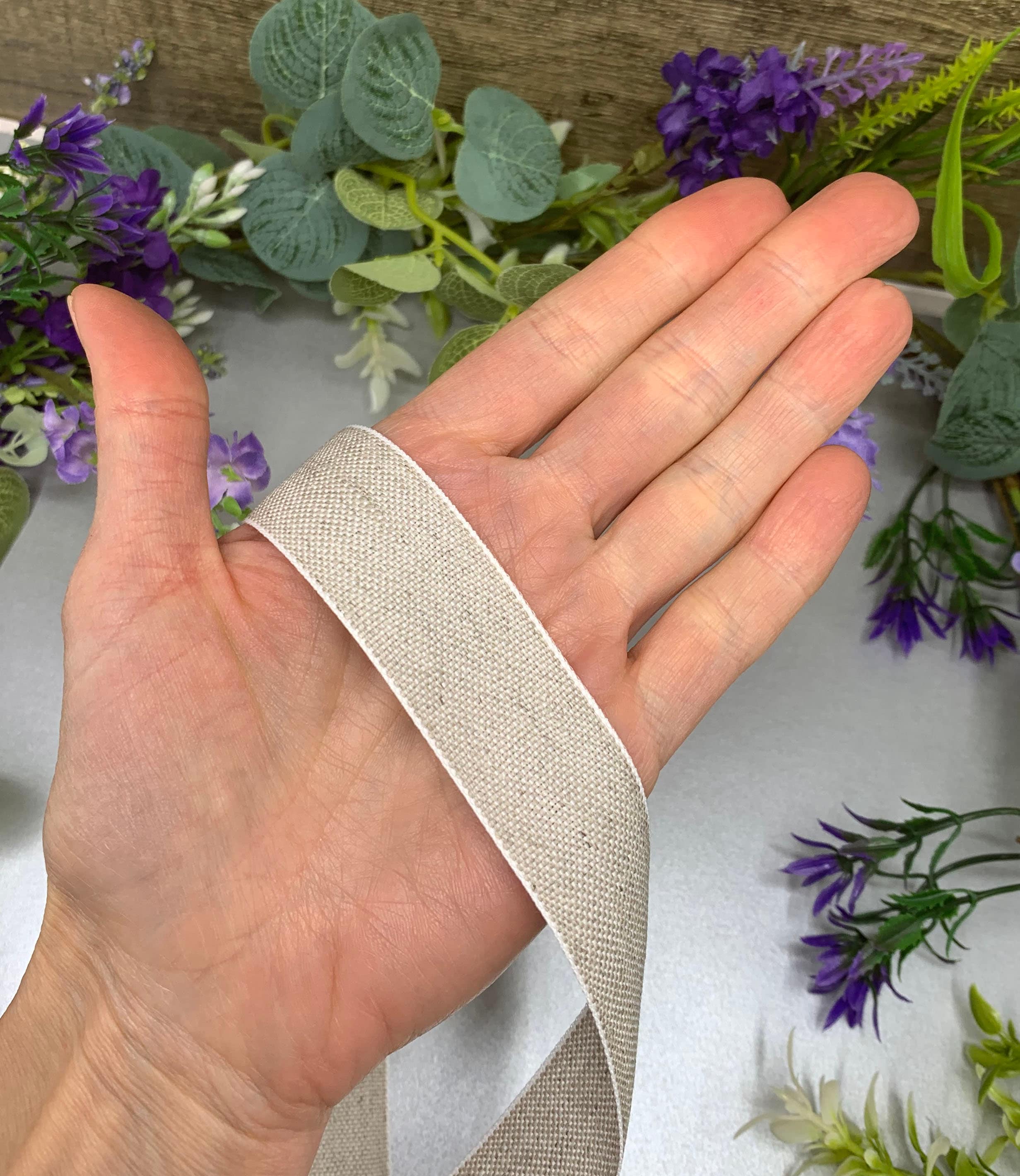 Natural Linen Ribbon 1m to 15m Increments Rustic Wedding - Etsy