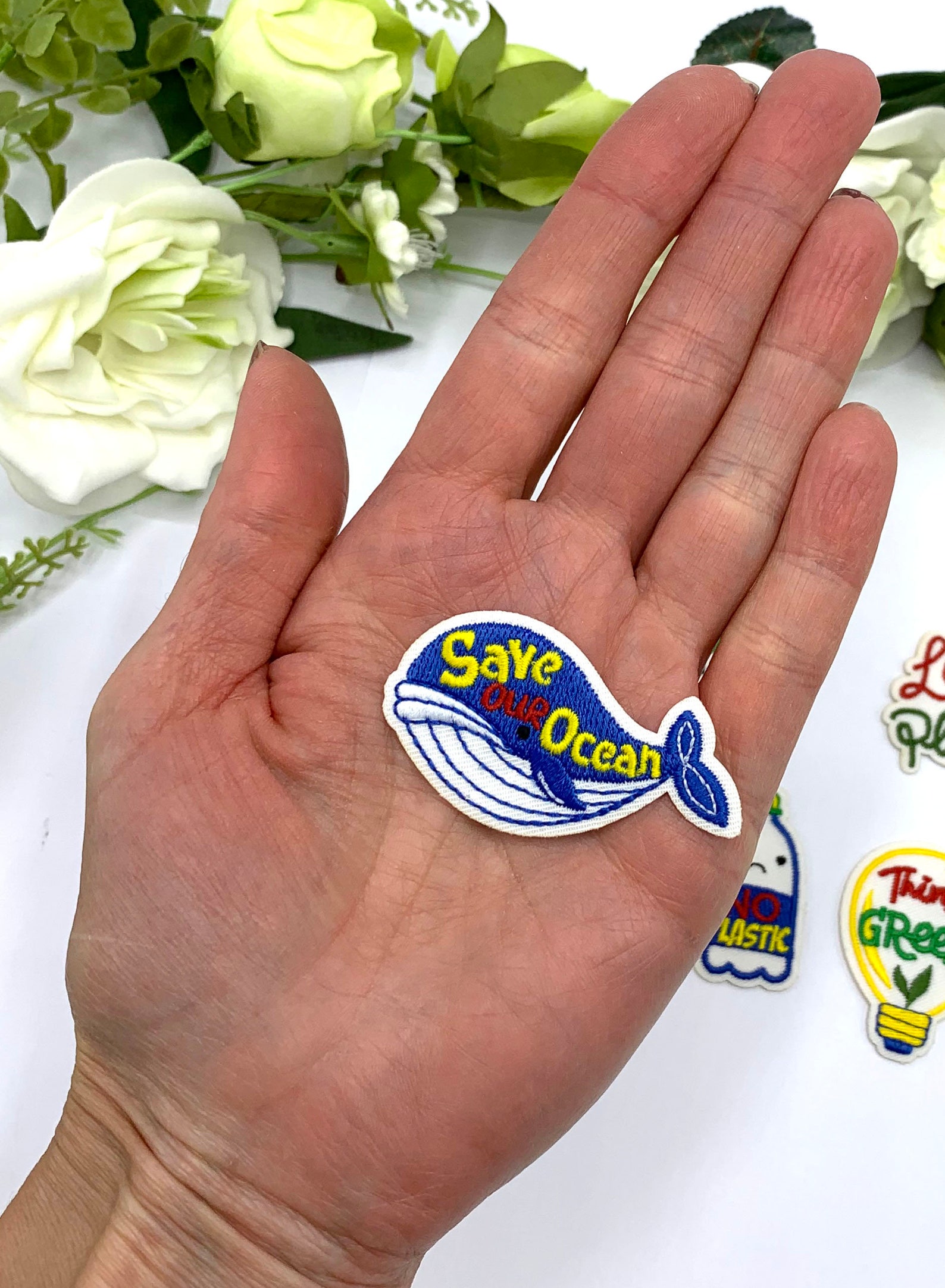 Eco Warrior Patches Iron on Save the Planet Awareness Badges - Etsy