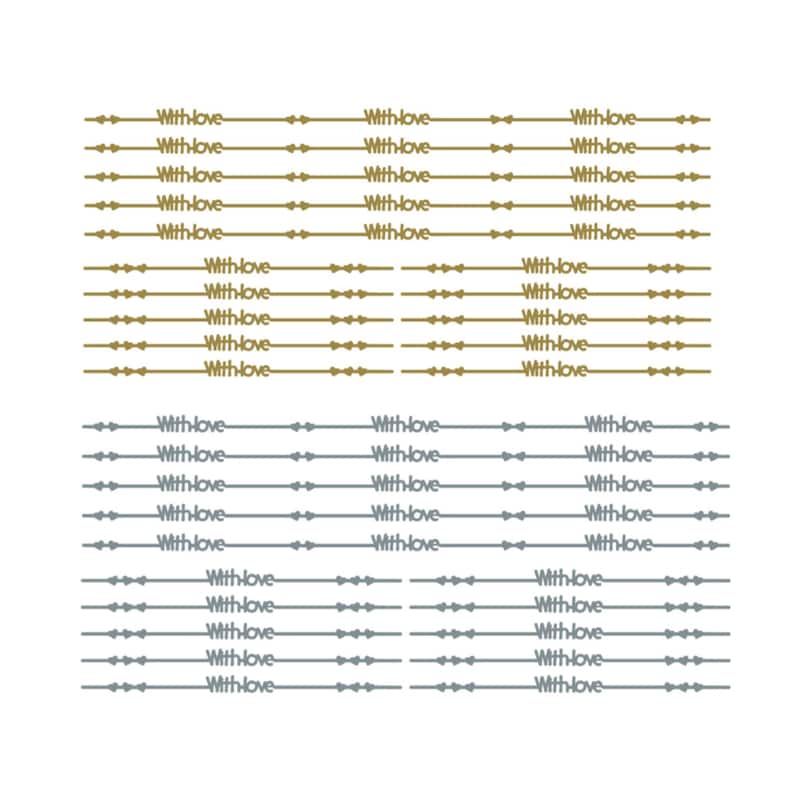 Gold Border Labels - Etsy