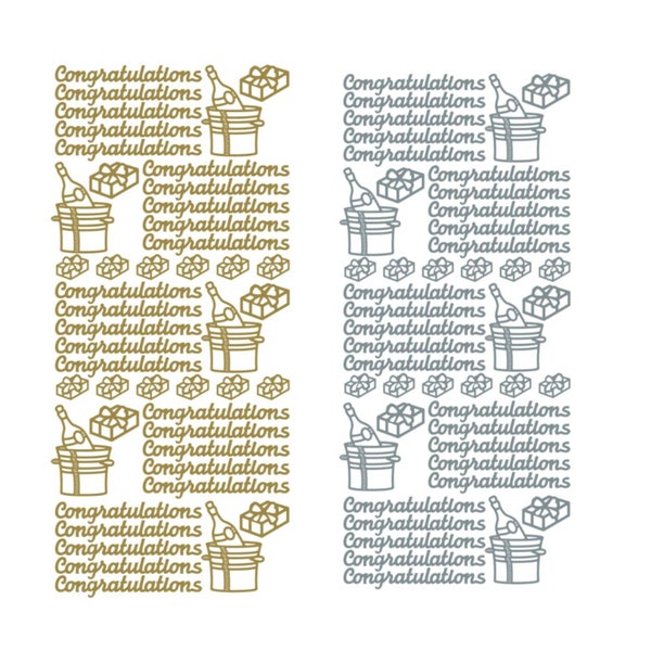 Congratulations Stickers - Etsy