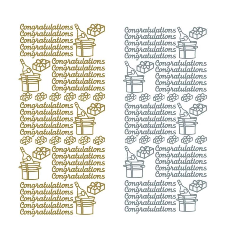 Congratulations Stickers - Etsy