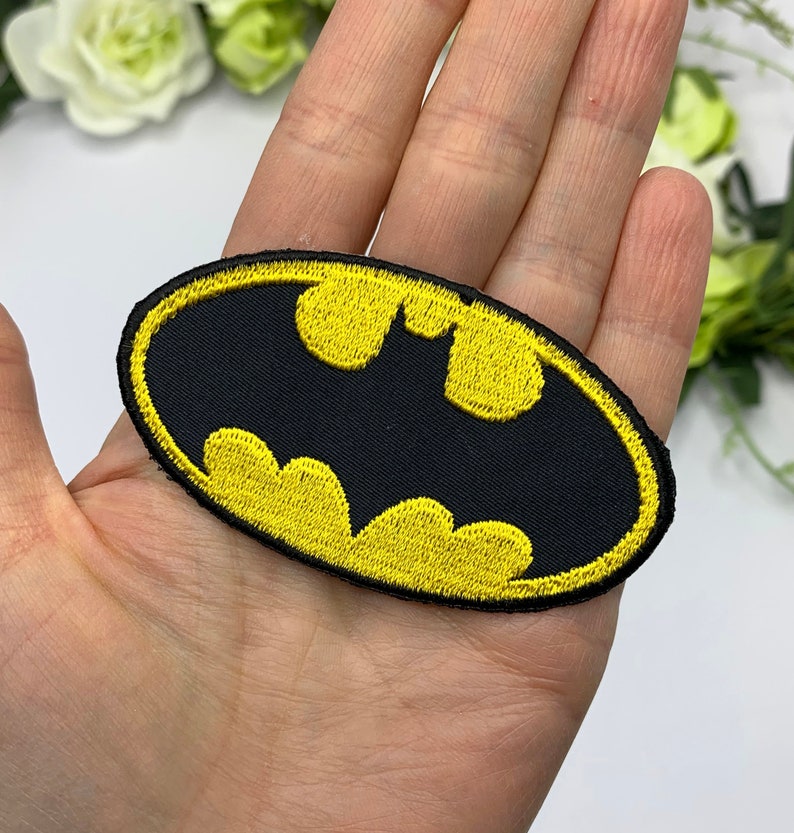 Batman Logo Patch insignias oficiales de Marvel bordados | Etsy