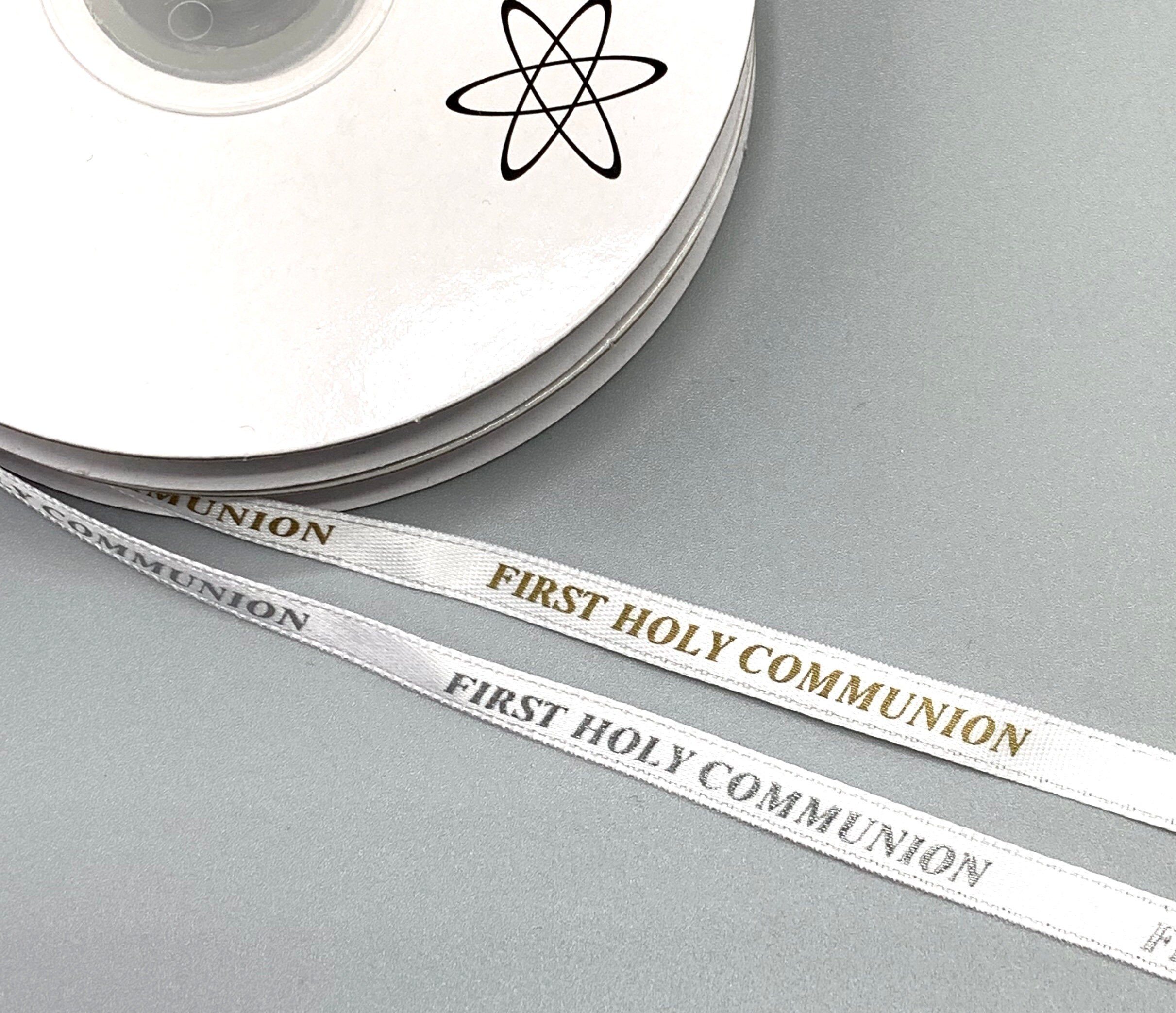 First Holy Communion Ribbon 6mm and 20mm Gold or Silver | Etsy