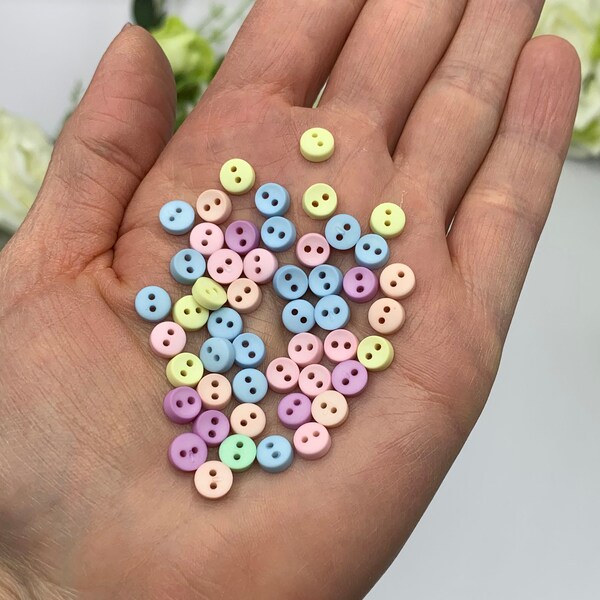 Pastel Buttons - Etsy