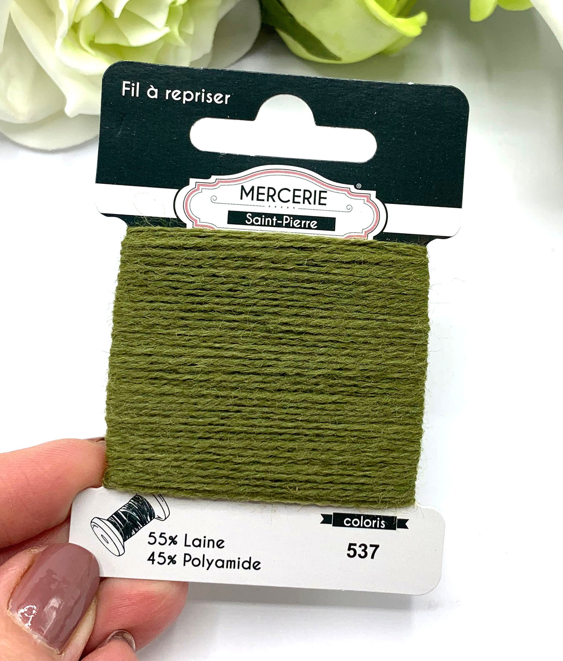 Green Darning Wool Mending Thread for Knitwear Socks and - Etsy UK