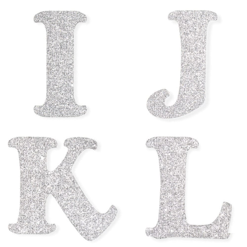 Silver Glitter Letter Stickers Self Adhesive Peel off - Etsy UK