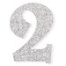 Silver Glitter Number Stickers - Self Adhesive Peel off Numbers - 0 to ...