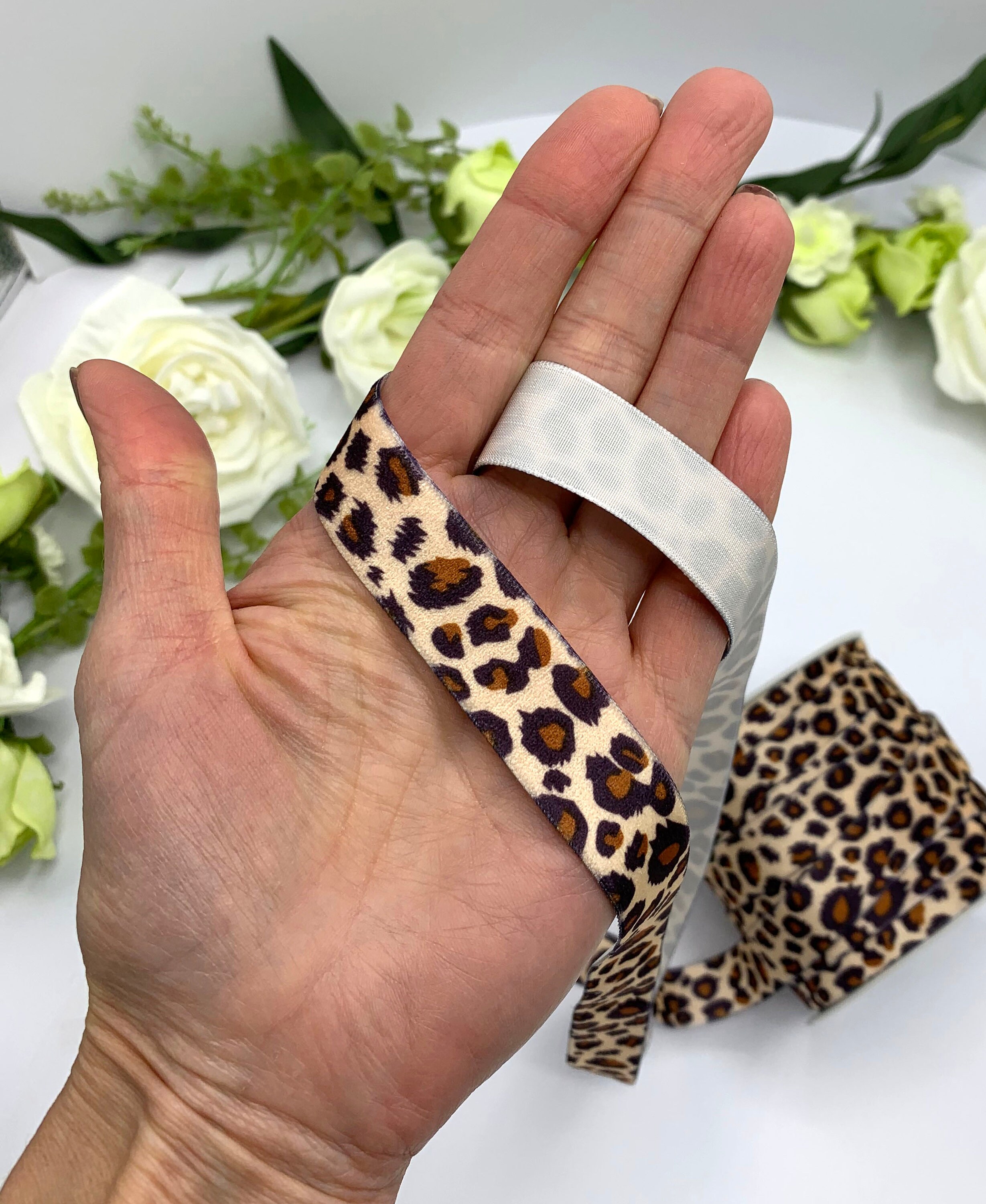Leopard Print Velvet Funky Animal Print Ribbon in 4 Widths - Etsy UK
