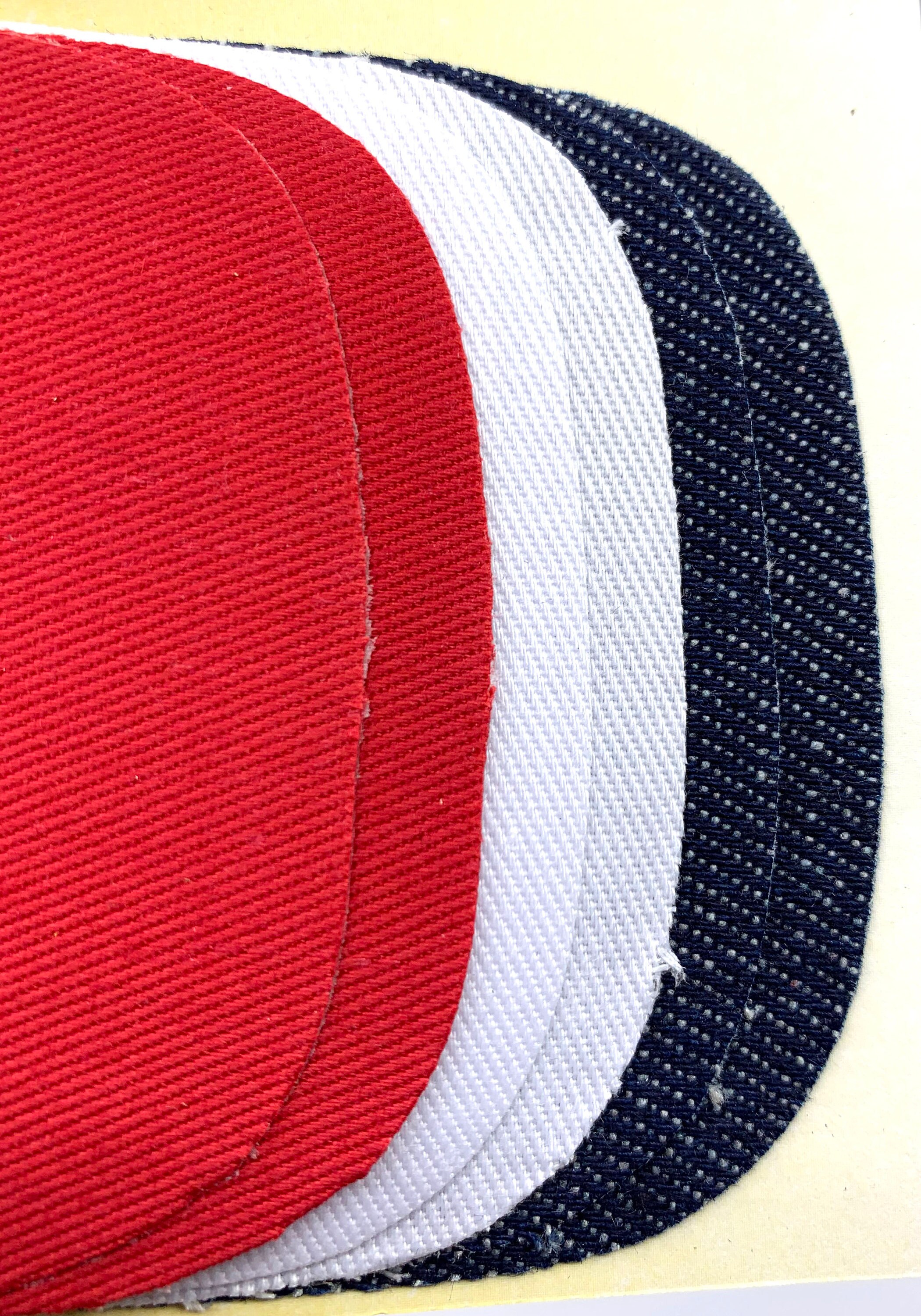 Cotton Denim Iron-on Patches 6 Pack - Etsy UK