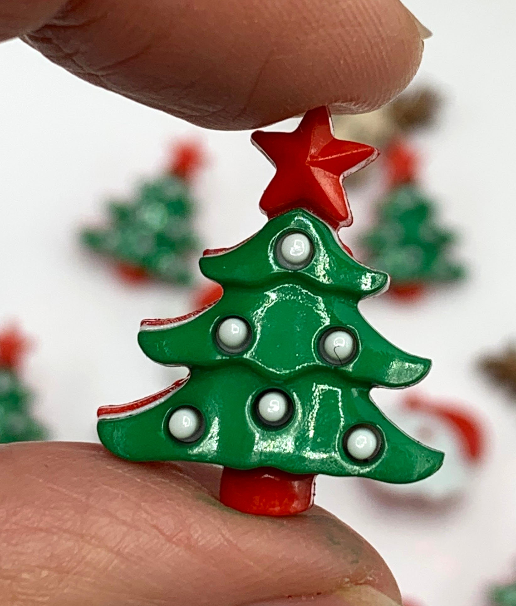 Christmas Buttons, Reindeer, Santa Clause, Christmas Tree, Snowman ...