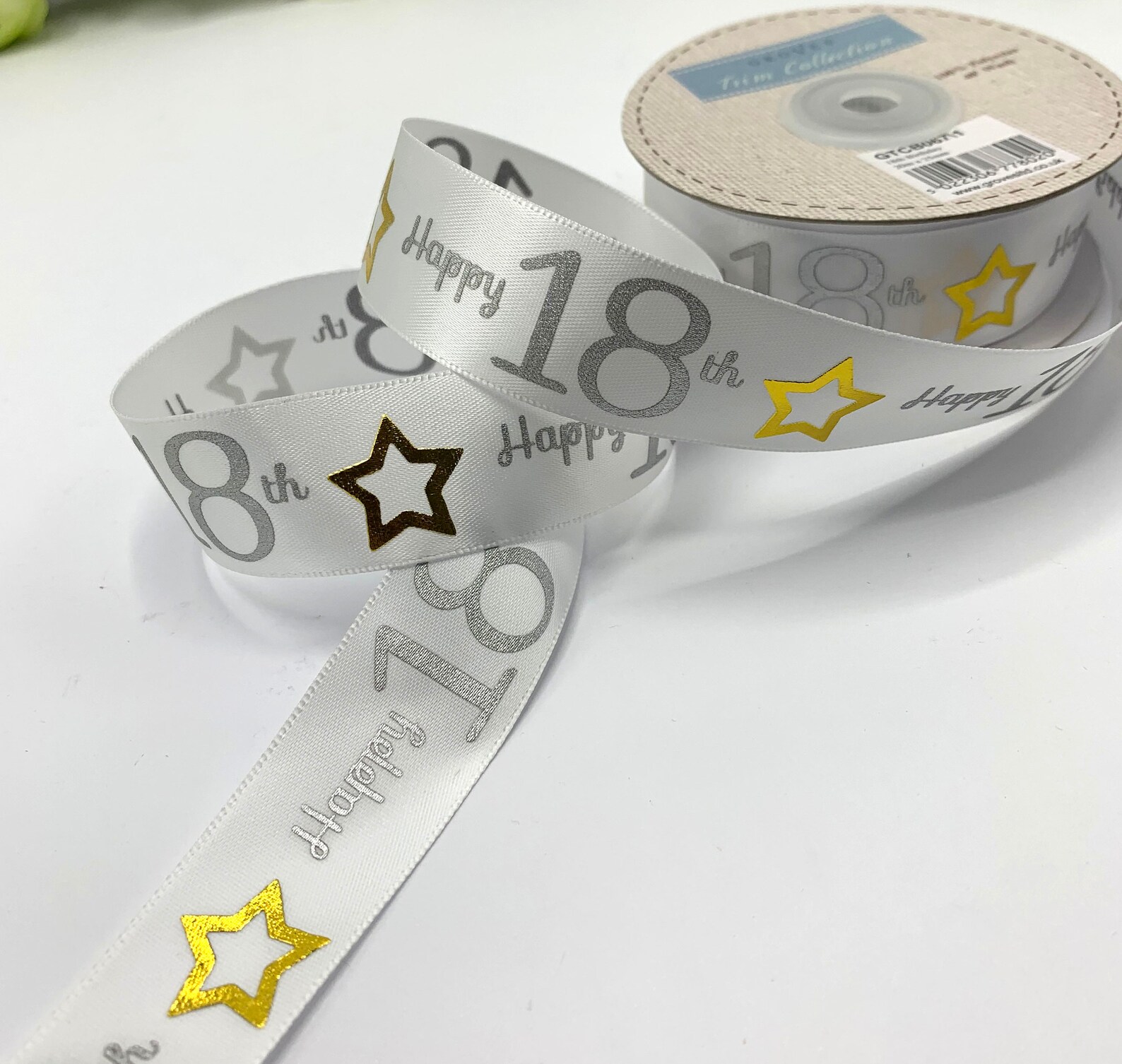 Happy Birthday Ribbon Milestone Birthdays 18th and 21st to | Etsy UK