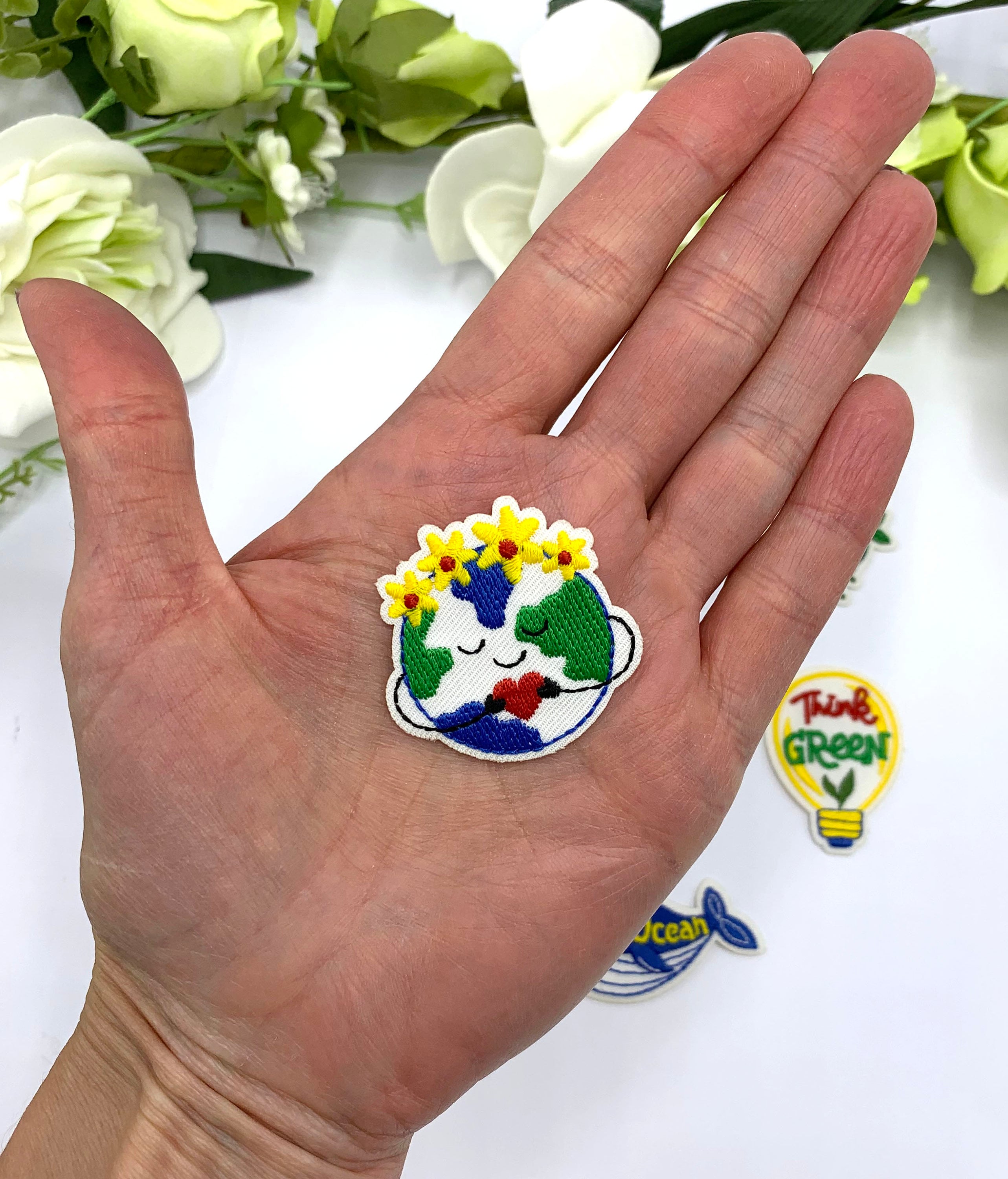 Eco Warrior Patches Iron on Save the Planet Awareness Badges | Etsy