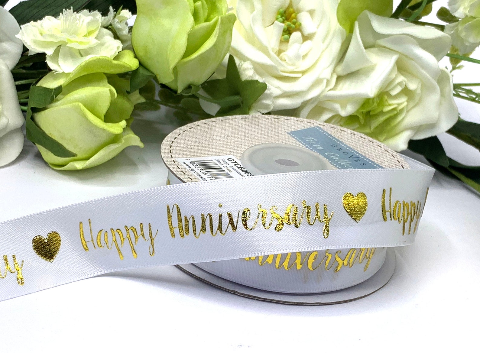 1 Wedding Anniversary Ribbon Happy Wedding Anniversary - Etsy