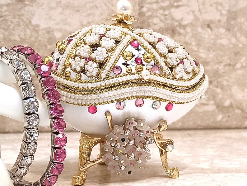 Faberge Egg Ballerina Music Box LUXURY Baby Shower Gift for Newborn ...