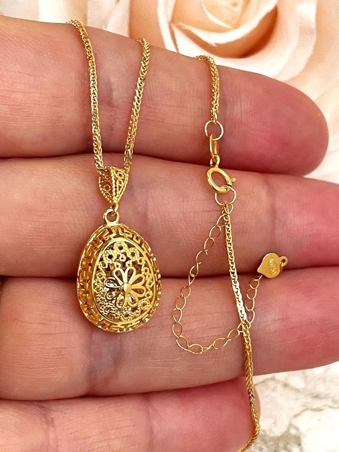 Handmade 2 Carat Diamond Greek Jewelry From Greece Greek Key Faberge ...