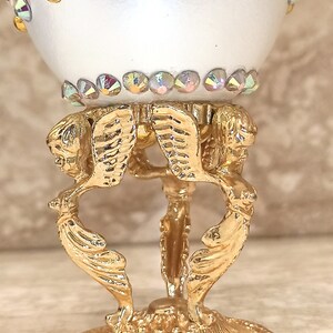 5ct, Faberge, Angel Vintage, Christian Trinkets, 24k GOLD, Faberge Egg ...