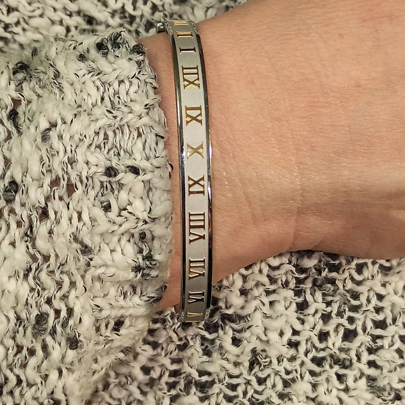 Roman Numeral Number Bracelet - Etsy