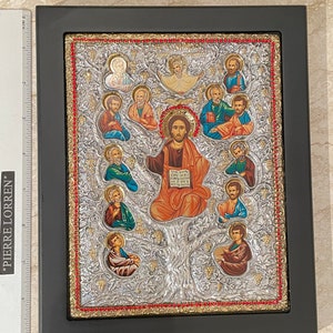 GOLD Lord Jesus Christ Orthodox Icon Byzantine Icon Religious Decor ...