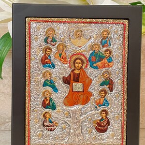GOLD Lord Jesus Christ Orthodox Icon Byzantine Icon Religious Decor ...