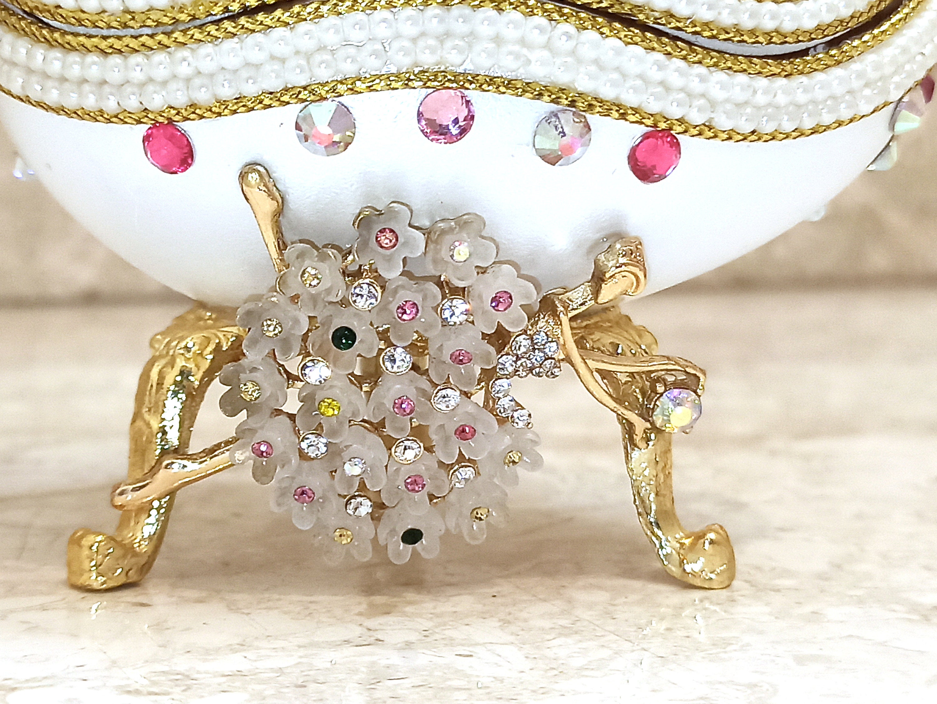 Faberge Egg Ballerina Music Box LUXURY Baby Shower Gift for Newborn ...