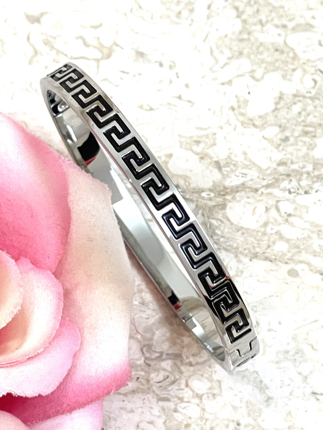 Pierre Lorren Ancient Greek Key Bracelet Meander Bracelet Greek Key ...