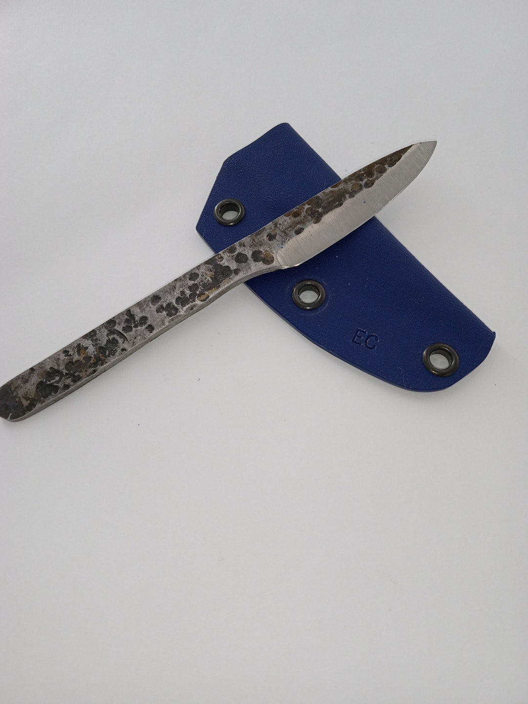 Custom Small Knife | Spike Knife | Forge Finish | Paring | Kydex Sheath ...