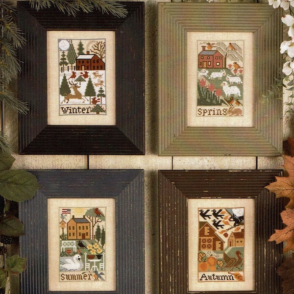 Prairie Schooler Starry Night Cross Stitch - Etsy