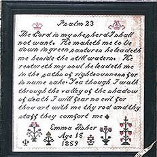 Psalm 23 Cross Stitch Patterns - Etsy