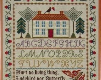 Charlotte Bronte Sampler by Moira Blackburn Counted Cross Stitch ...