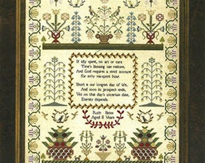 Seven Sheep Reproduction Sampler by Scarlett House Counted Cross Stitch ...