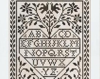 Peace to My Friend Quaker Sampler by Modern Folk Embroidery Counted ...