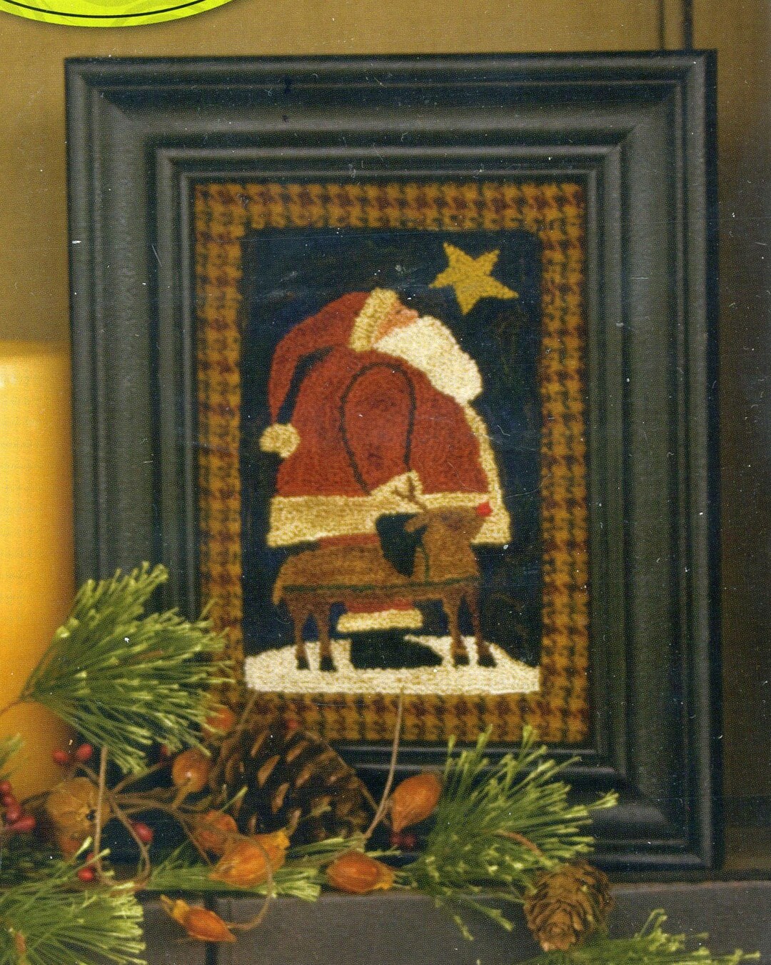Christmas Eve by Threads That Bind Punch Needle Pattern - Etsy