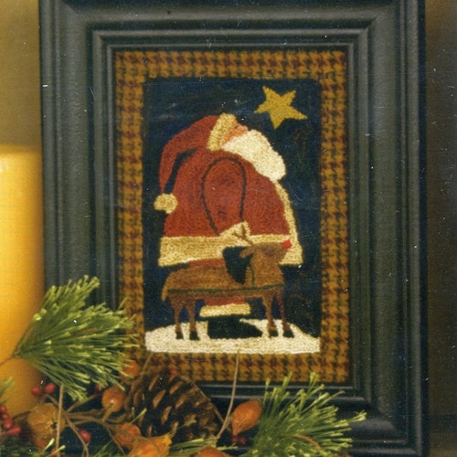 Christmas Eve by Threads That Bind Punch Needle Pattern - Etsy