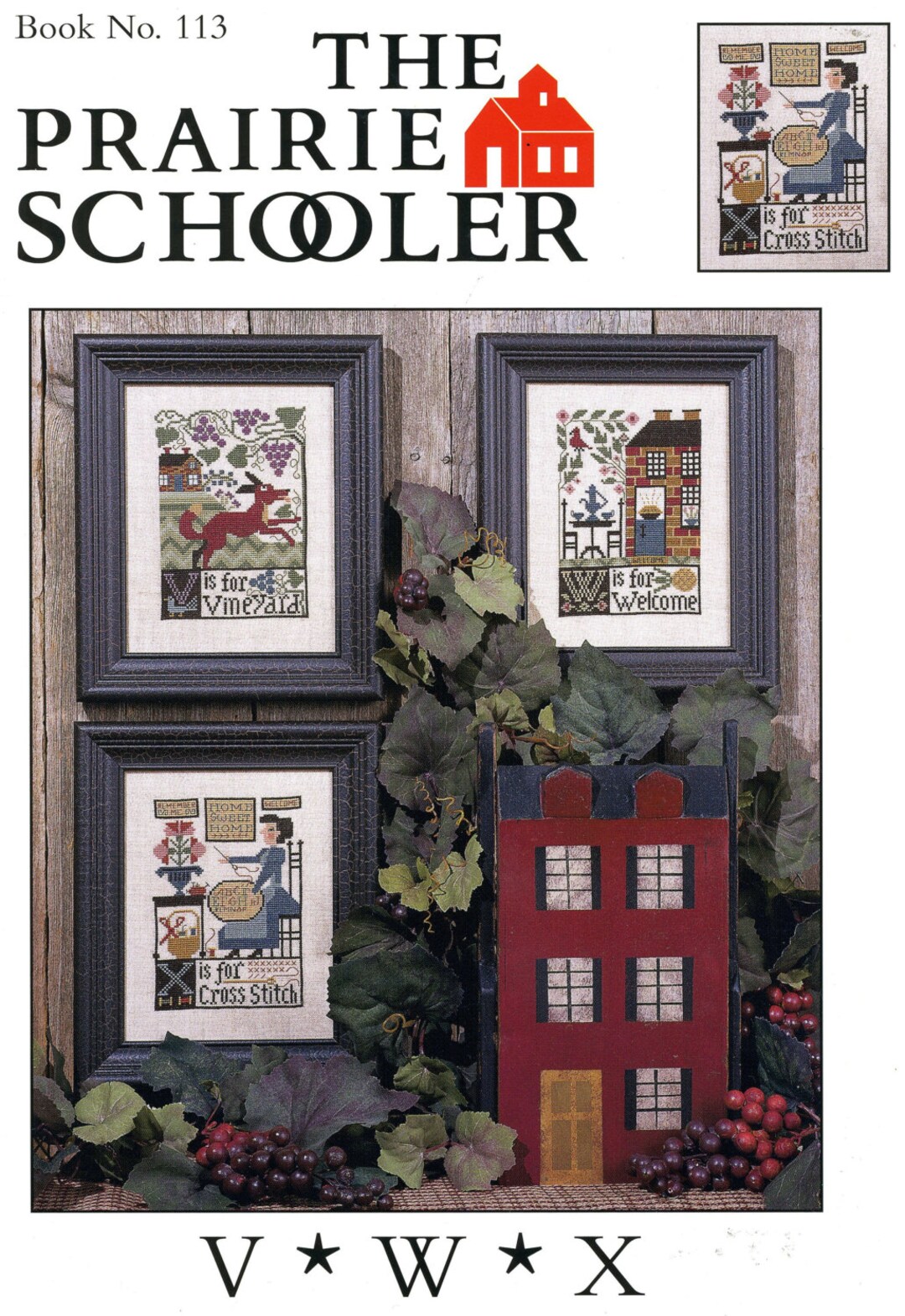 V*W*X by Prairie Schooler Counted Cross Stitch Pattern/chart - Etsy