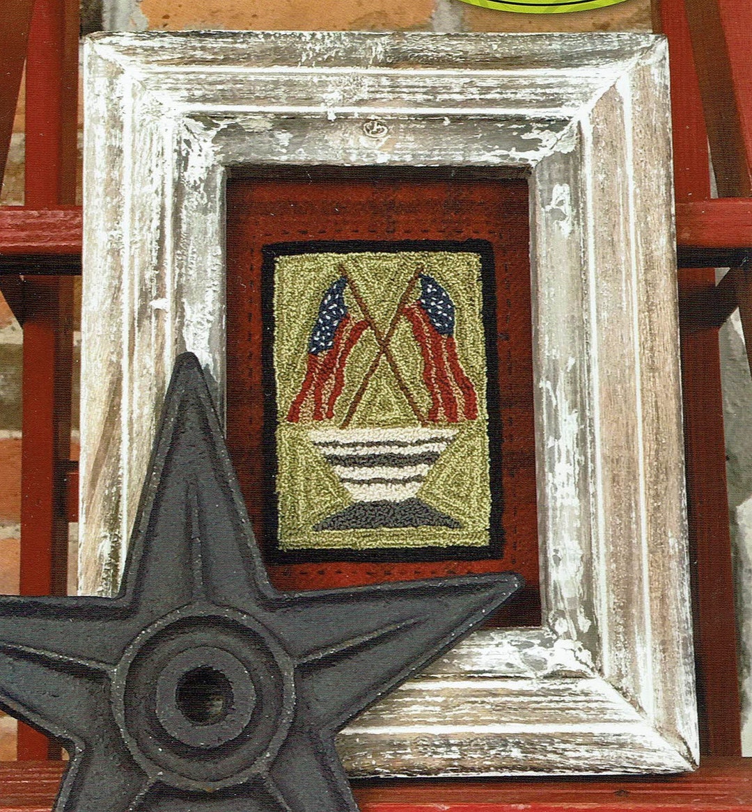 One Nation by Threads That Bind Punch Needle Pattern - Etsy