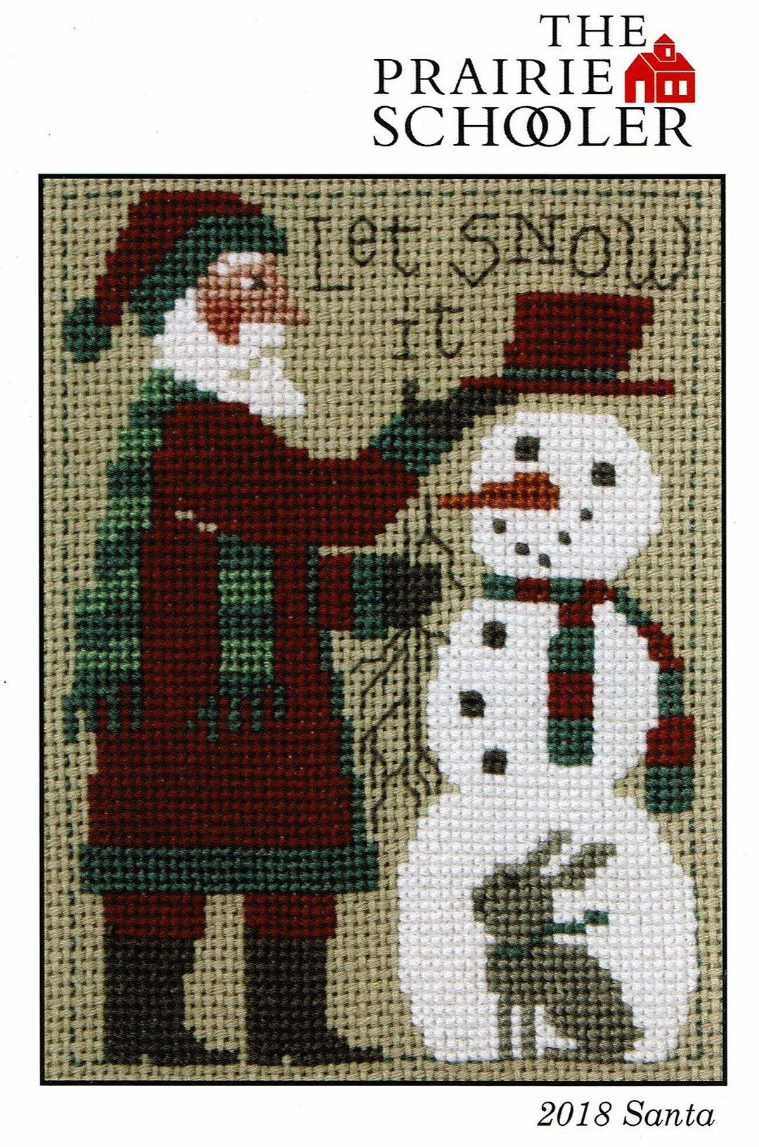 2018 Schooler Santa by Prairie Schooler Counted Cross Stitch Pattern ...