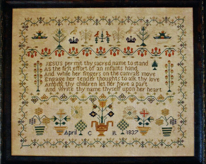 Mermaid Fraktur by Plum Street Samplers Counted Cross Stitch Pattern ...